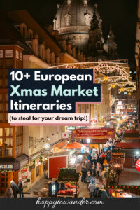 11 Epic One Week Europe Christmas Market Itineraries (Doable with ...