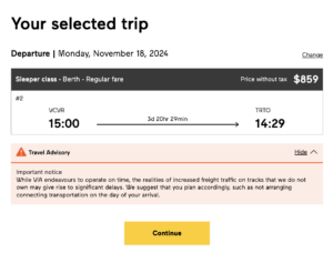 How to Take the Train in Canada: A Step by Step Guide!