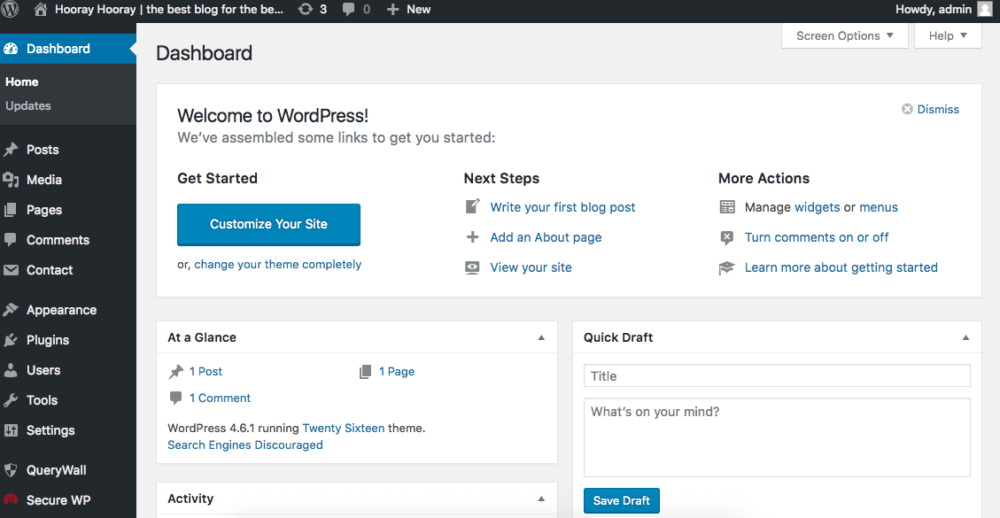 How to Create a Self-Hosted Wordpress.org Blog for Free